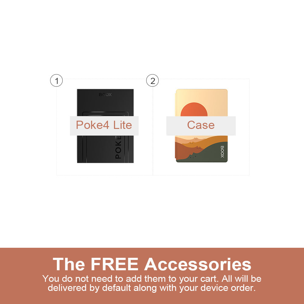 BOOX Poke4 Lite | 6'' Android eReader in Black and White – The Official ...